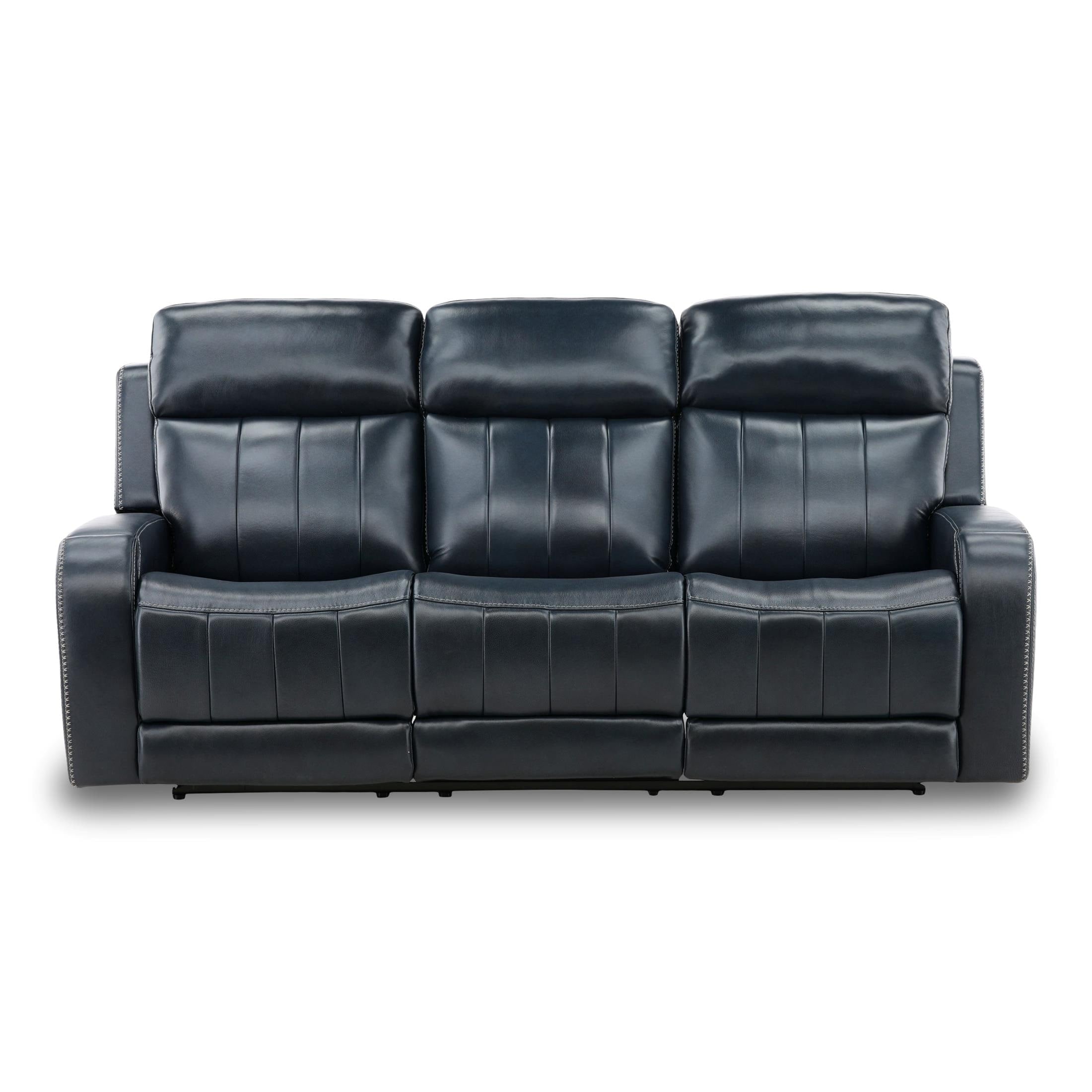 Hampton Leather Home Theater Sofa – John V Schultz Furniture