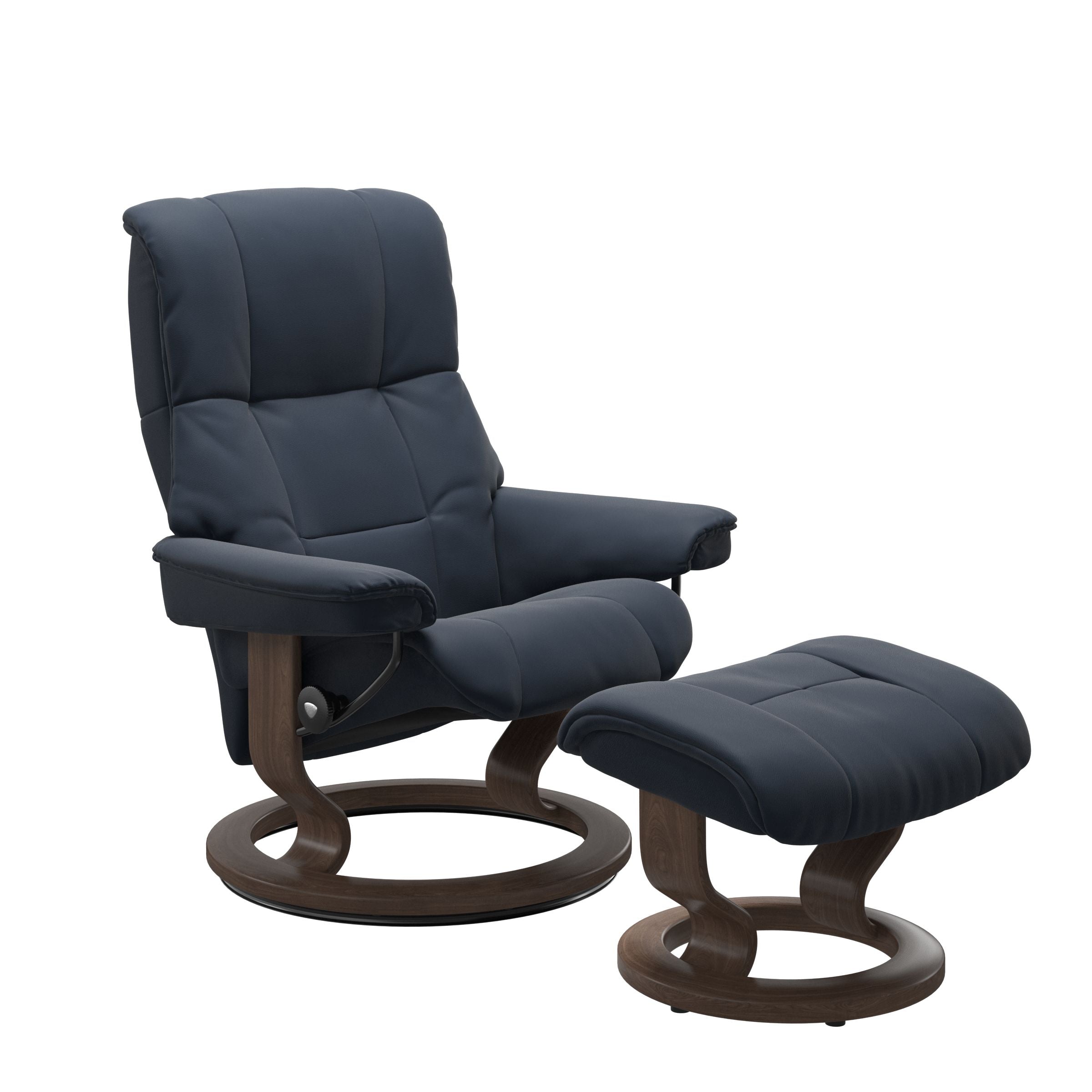 Mayfair Small Classic Chair and Ottoman – John V Schultz Furniture