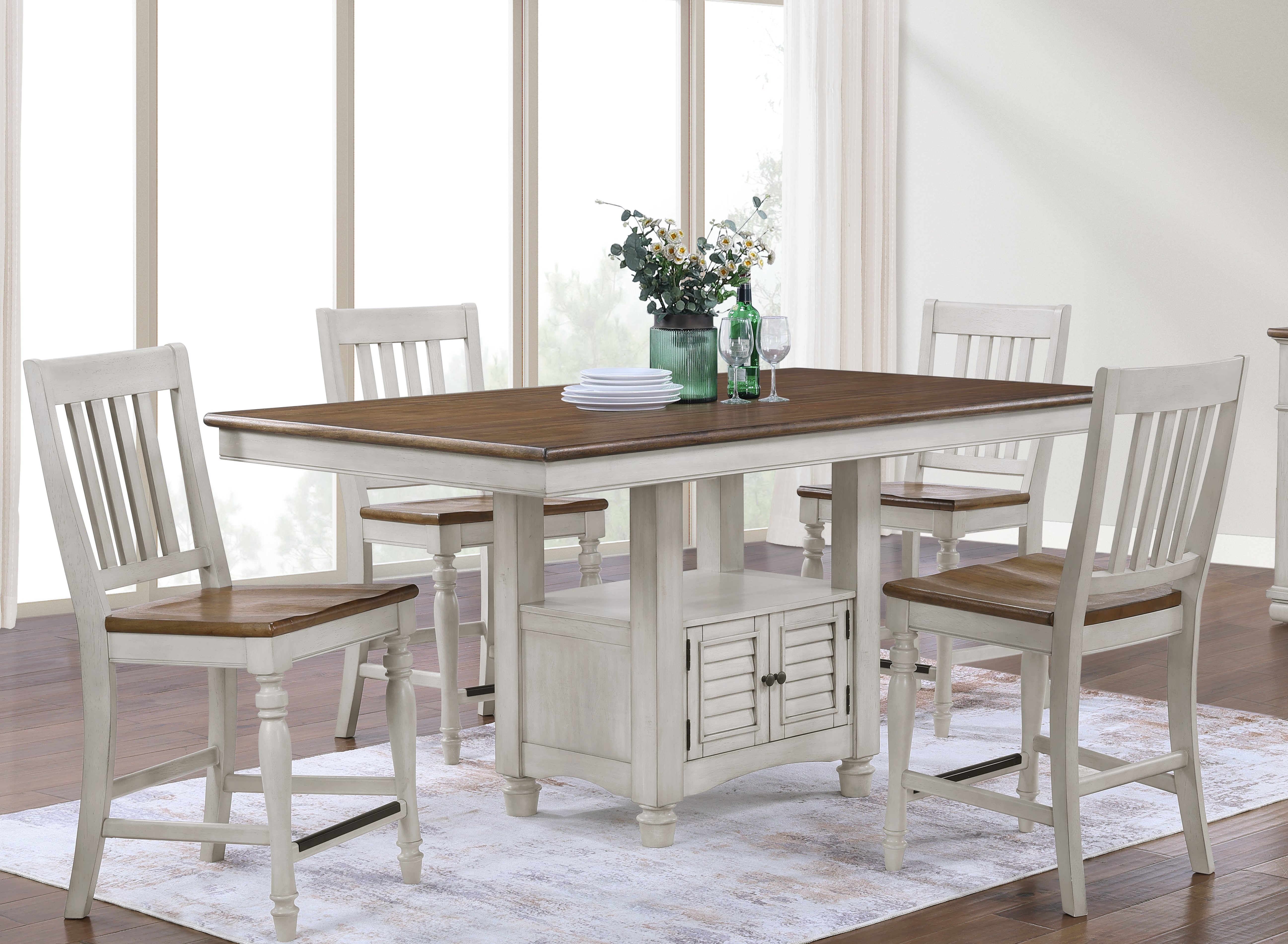 Rhett 5-Piece Counter Height Dining Set – John V Schultz Furniture
